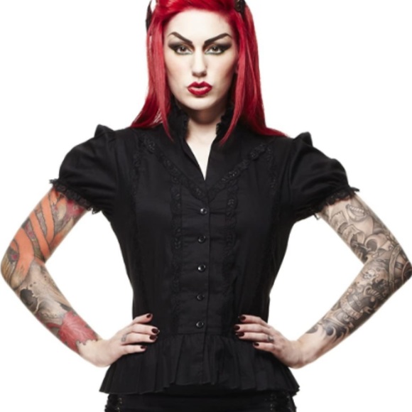 Spin Doctor | Tops | Hot Topic Spin Doctor Gothic Lolita Arabella Black ...